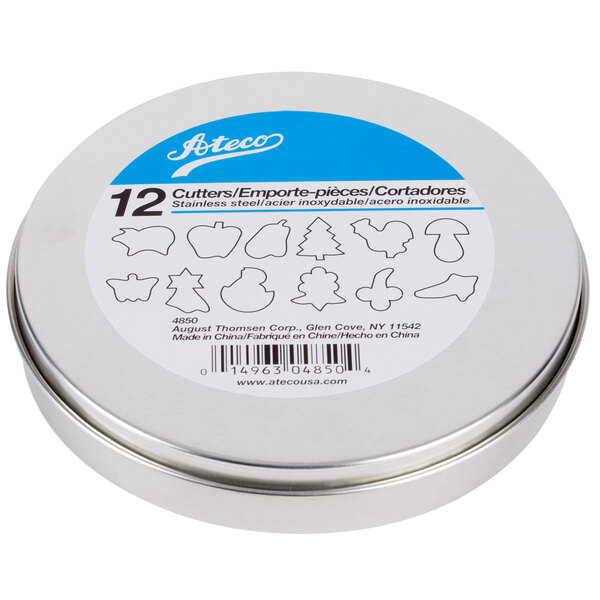 Ateco 4850 12-Piece Stainless Steel Country Cutter Set
