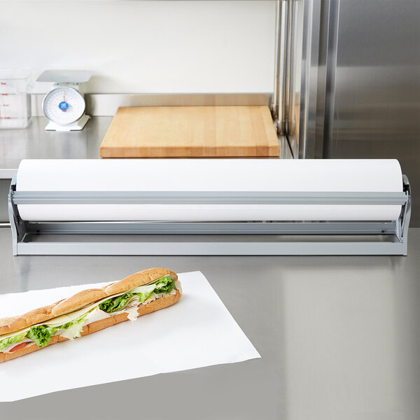 Bulman A520-48 Deluxe 48" Gray Steel All-In-One Paper Dispenser ...