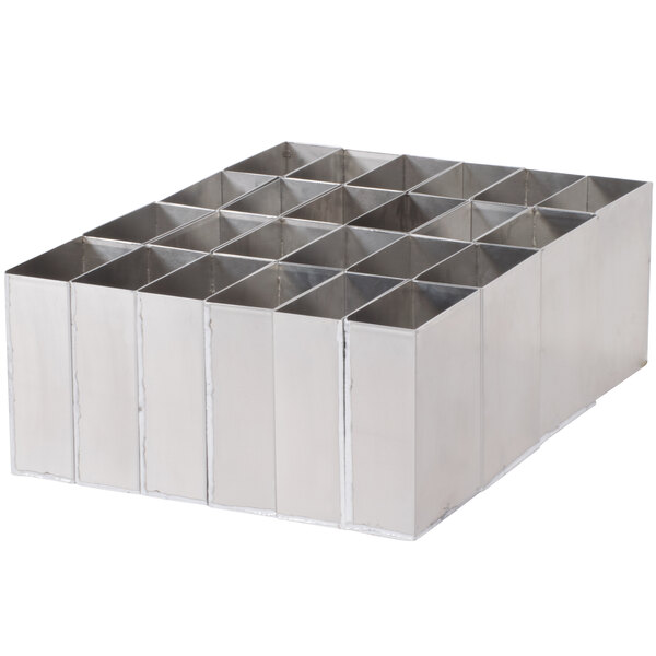 Polar Temp 4 1/8" x 8 3/4" x 12" Aluminum Freeze Cans for 11 lb. Ice ...