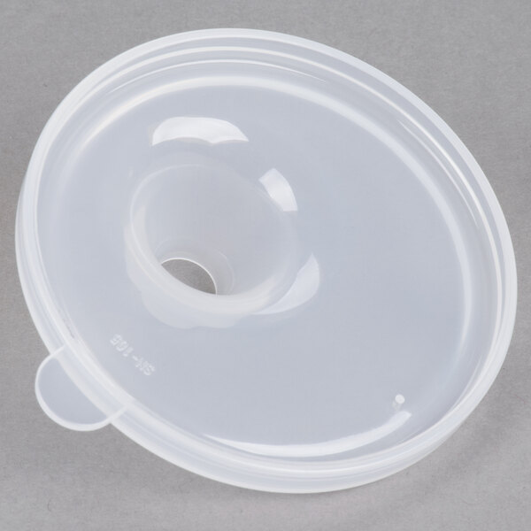 GET SN-105-CL Single Opening Clear Polypropylene Lid - 24/Case