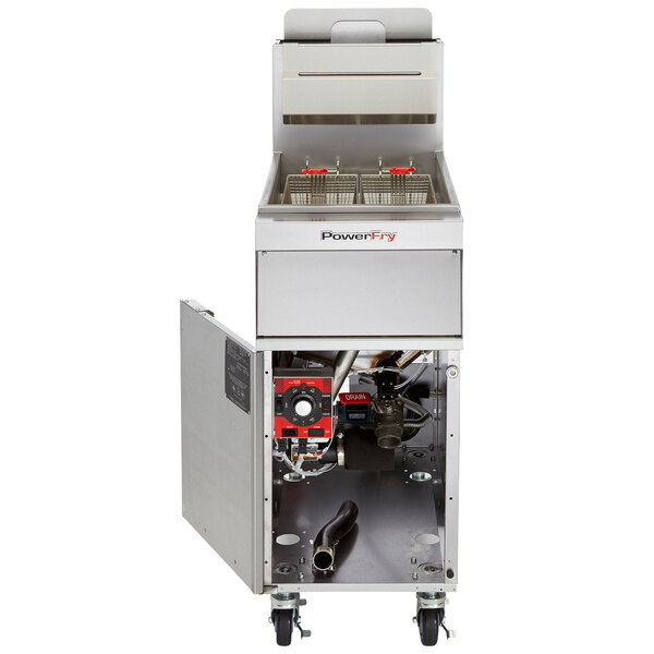 Vulcan 1VK65A-2 PowerFry5 65-70 lb. Liquid Propane Floor Fryer with ...