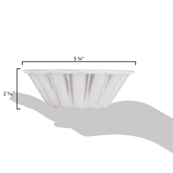 Chicago Metallic 40575 5 3/4" x 2 1/16" Glazed Aluminized Steel Lava ...