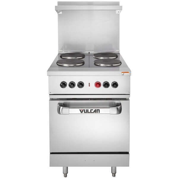 Vulcan EV24S-4FP4803 Endurance Series 4 Burner 24" Electric Range with ...