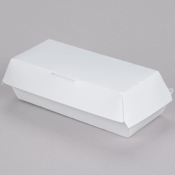 Southern Champion 7" x 3" x 2 5/8" White Paper Sandwich Clamshell ...