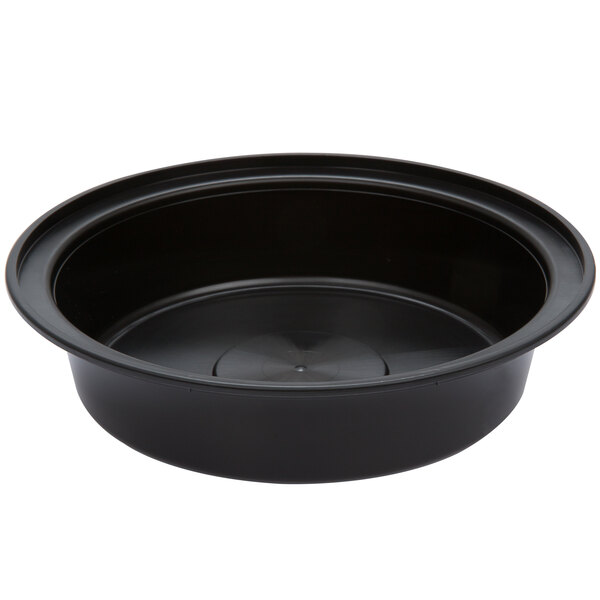 Pactiv Newspring NC723B 24 oz. Black 7" VERSAtainer Round Microwavable ...