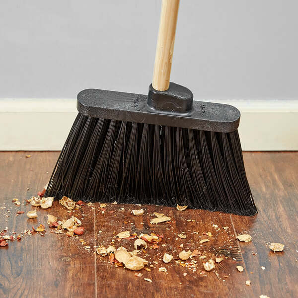 Carlisle 36867EC03 Duo-Sweep 12" Medium Duty Angled Broom Head with ...
