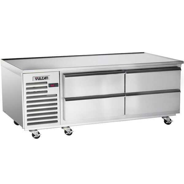 Vulcan VSC72 72" 4 Drawer Refrigerated Chef Base