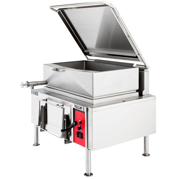 Vulcan VE40 40 Gallon Manual Tilt Braising Pan / Tilt Skillet - 208V, 3 ...