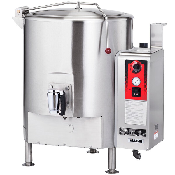 Vulcan ET125-240/3 125 Gallon Stationary Steam Jacketed Electric Kettle ...