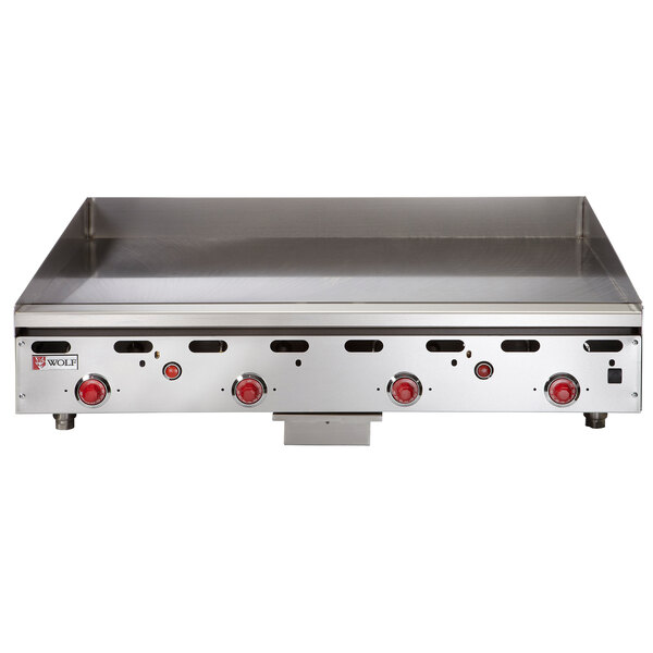 Wolf by Vulcan ASA48-24 -NAT Natural Gas 48" Countertop Griddle with ...