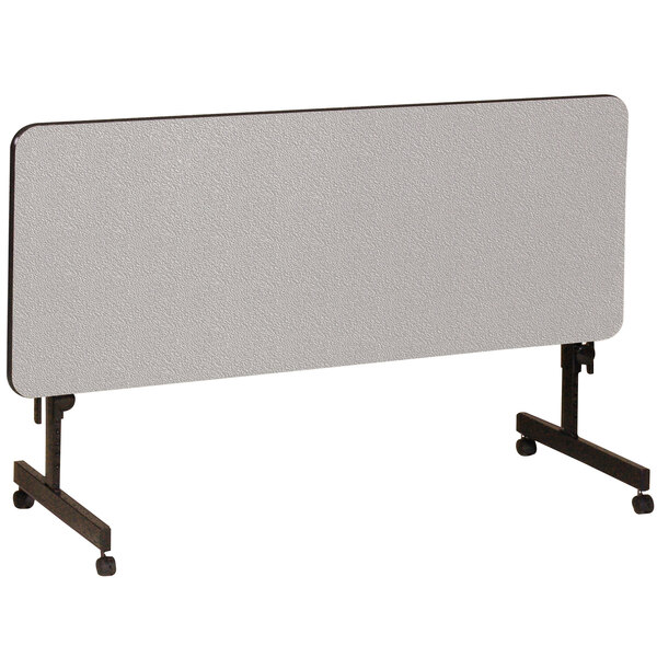 Correll Deluxe Flip Top Table, 24" x 48" High Pressure Adjustable ...