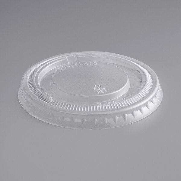Choice 3.25-5 oz. Clear Plastic Lid - 1,000/Case