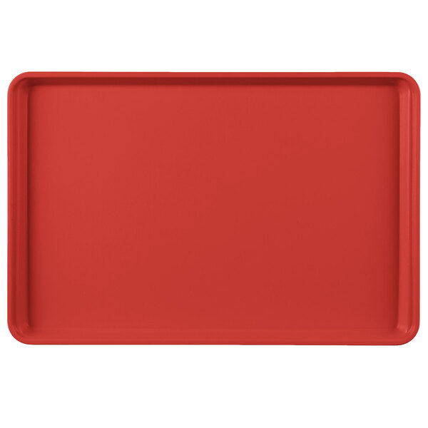 MFG Tray 334001 1201 12" x 18" Red Fiberglass Supreme Display Tray