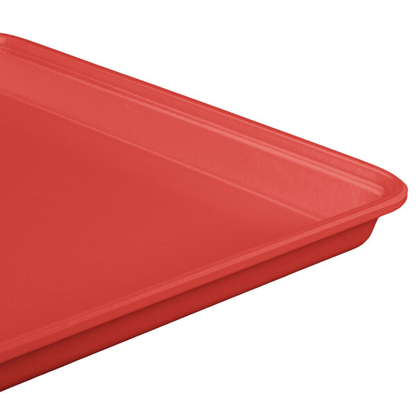 MFG Tray 334001 1201 12" x 18" Red Fiberglass Supreme Display Tray