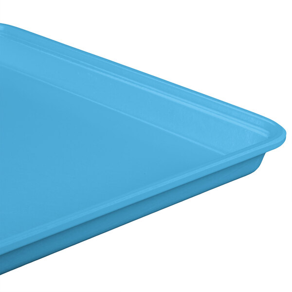 MFG Tray 334001 1420 12" x 18" Sky Blue Fiberglass Supreme Display Tray