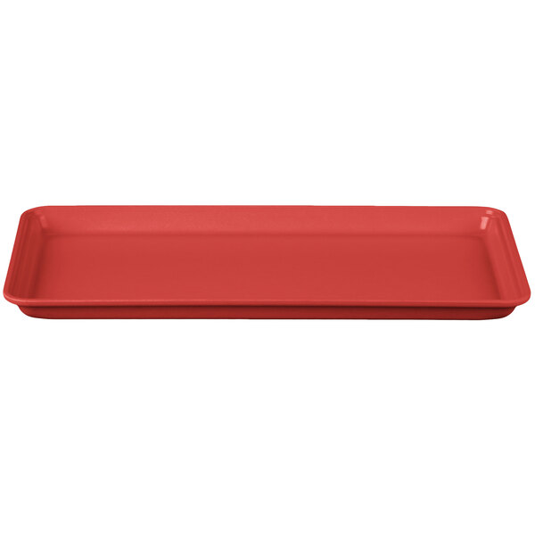 MFG Tray 335001 1201 9" x 18" Red Fiberglass Supreme Display Tray