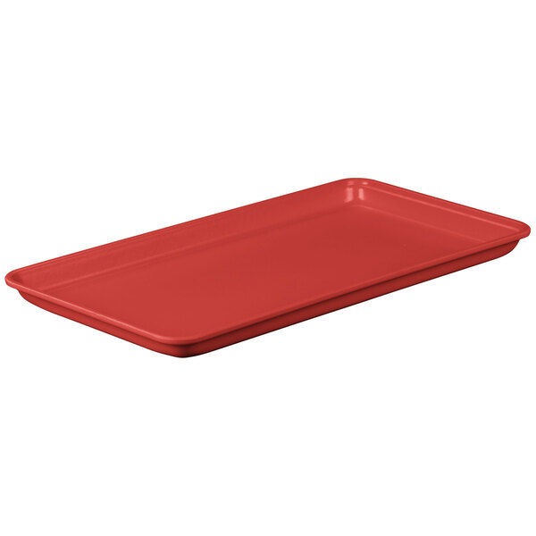 MFG Tray 335001 1201 9" x 18" Red Fiberglass Supreme Display Tray