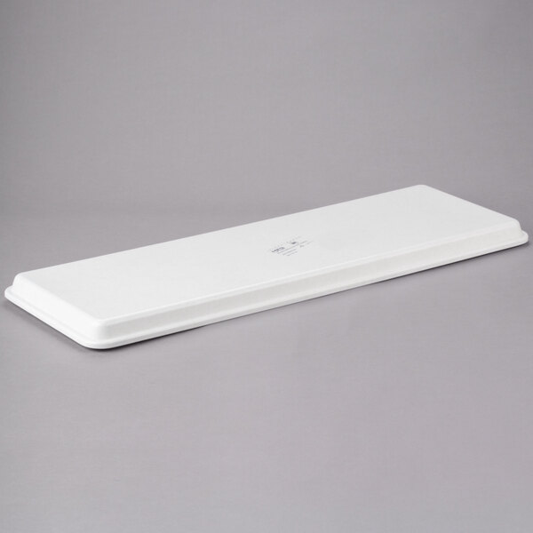 MFG Tray 333001 1537 9" x 26" White Fiberglass Supreme Display Tray