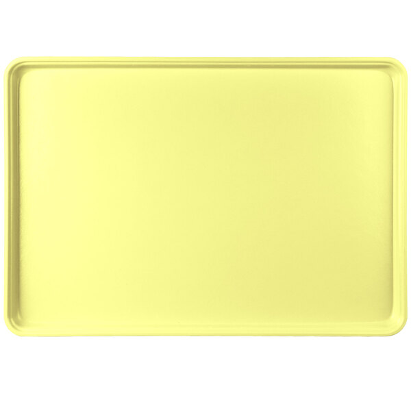MFG Tray 332001 1520 18" x 26" Yellow Fiberglass Supreme Display Tray