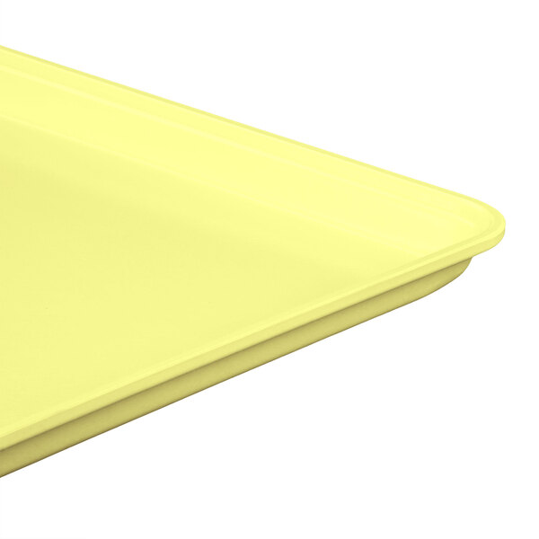 MFG Tray 332001 1520 18" x 26" Yellow Fiberglass Supreme Display Tray