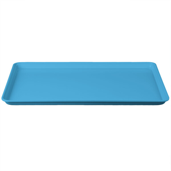 MFG Tray 332001 1420 18" x 26" Sky Blue Fiberglass Supreme Display Tray