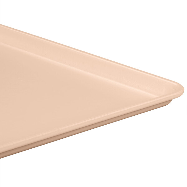 MFG Tray 338001 1203 12 1/2" x 27" Peach Fiberglass Supreme Display Tray