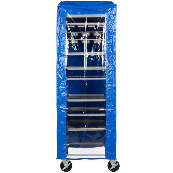 Winholt Heavy Duty Bun Pan Rack Freezer Cover - 28" x 23" x 64"