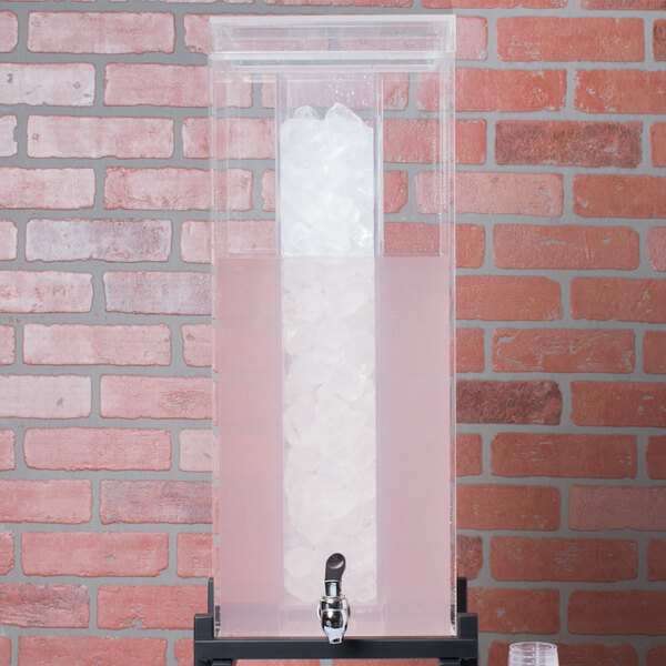 Cal-Mil C1527-5BEV 5 Gallon Acrylic Beverage Dispenser Chamber