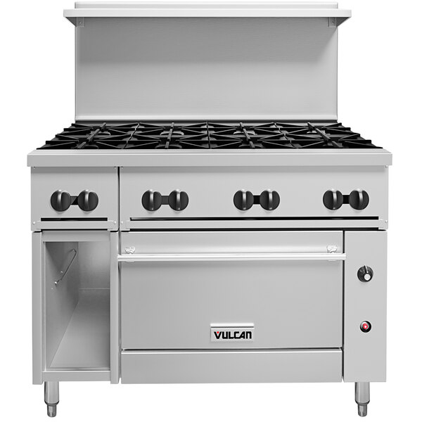 Vulcan 48S-8BP Endurance Liquid Propane 8 Burner 48" Range with ...