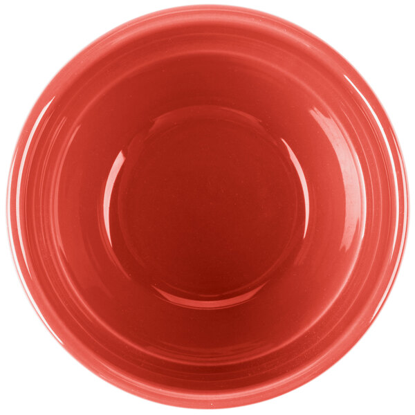 Libbey 903045370 Cantina 8 oz. Cayenne Uncarved Porcelain Stackable ...