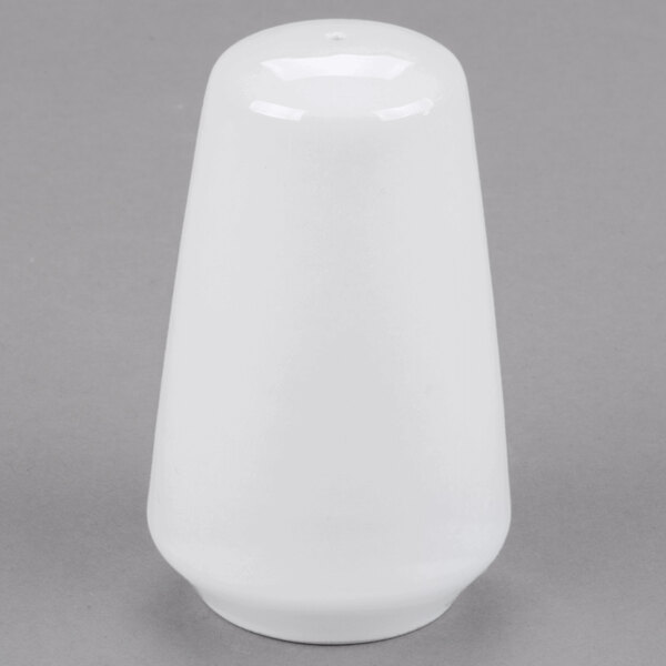 Libbey 911194500 Reflections Aluma White Porcelain Salt Shaker - 36/Case