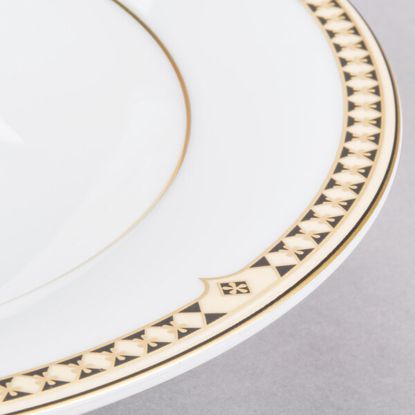 Syracuse China 911191004 Baroque 13.5 oz. Bone China Soup Bowl - 12/Case