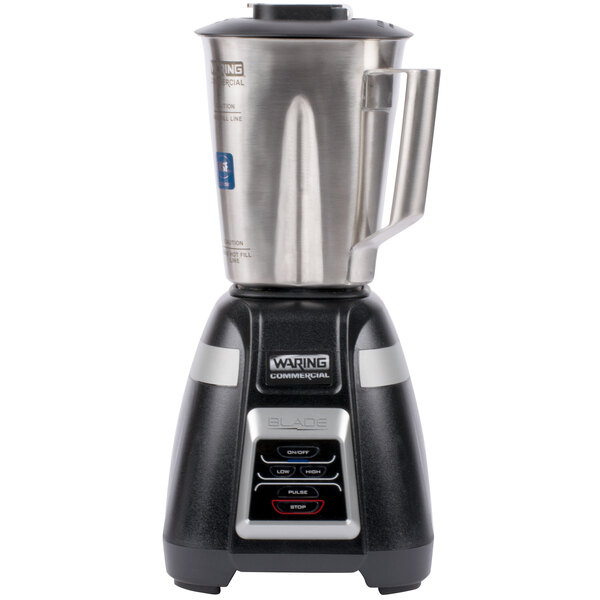 Waring BB320S Blade 48 oz. Bar Blender with Stainless Steel Container ...
