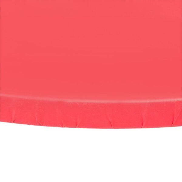 Creative Converting 37227 Stay Put Real Red 60" Round Plastic ...