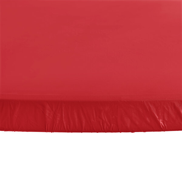 Creative Converting 37227 Stay Put Real Red 60" Round Plastic ...