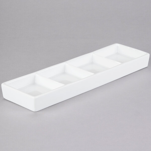 Libbey BW-4444 Chef's Selection II 10 5/8" x 3 1/4" Ultra Bright White ...
