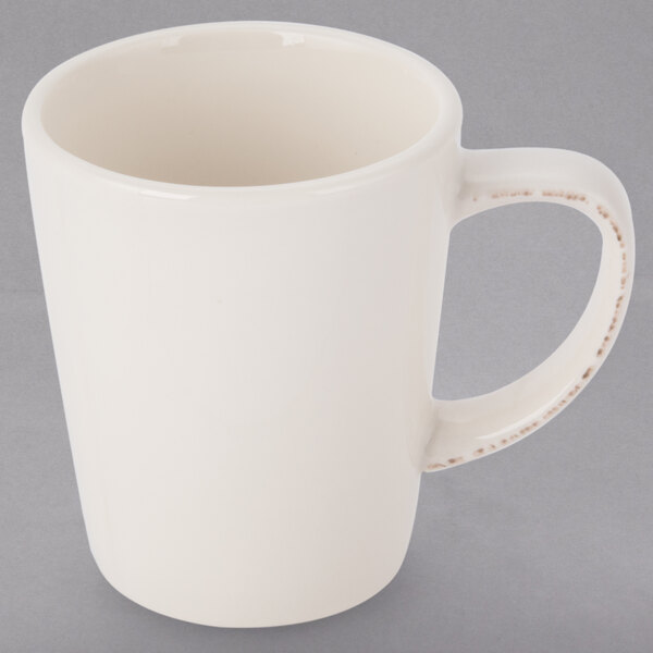 Libbey Farmhouse 12 oz. Cream Porcelain Mug - 36/Case