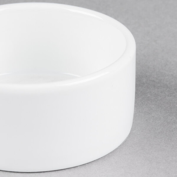 Libbey BW-008 Chef's Selection II 1.75 oz. Ultra Bright White Porcelain ...