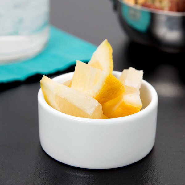 Libbey BW-008 Chef's Selection II 1.75 oz. Ultra Bright White Porcelain ...