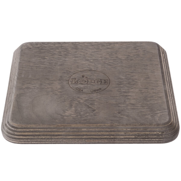 Lodge U5WP 7 3/4" Square Wood Underliner with Walnut Finish