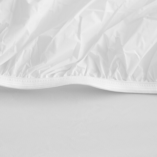 Creative Converting 37200 Stay Put White 60" Round Plastic Tablecloth ...