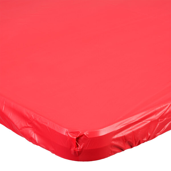 Creative Converting 37427 Stay Put Real Red 29" x 72" Rectangular ...