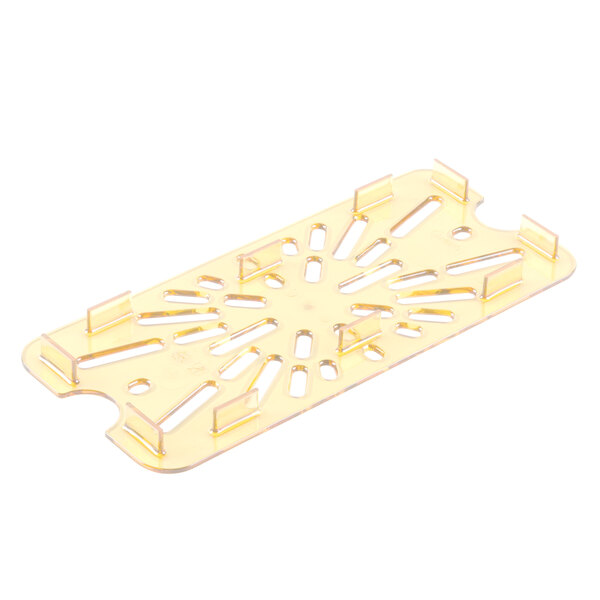 Cambro 30HPD150 1/3 Size Amber High Heat Drain Tray