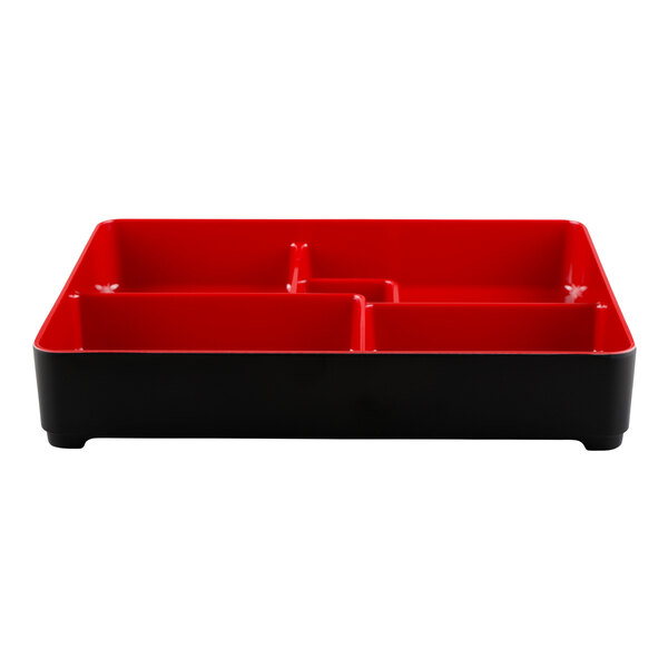 Elite Global Solutions JW11852T Karma 10 3/4" x 8 3/8" Black and Red ...