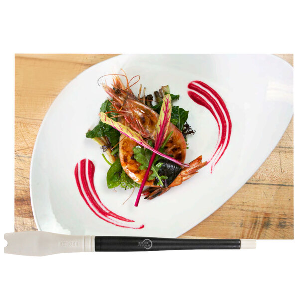 Mercer Culinary M35604 5mm Round Arch Silicone Brush Plating Tool