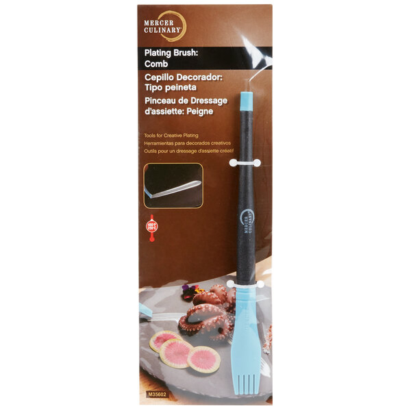 Mercer Culinary M35602 Comb Silicone Brush Plating Tool