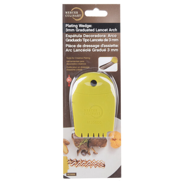 Mercer Culinary M35606 3mm Graduated Lancet Arch Silicone Wedge Plating ...