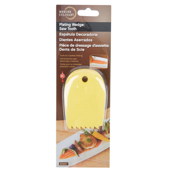 Mercer Culinary M35607 Saw Tooth Edge Silicone Wedge Plating Tool