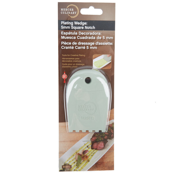 Mercer Culinary M35613 5mm Square Notch Silicone Wedge Plating Tool
