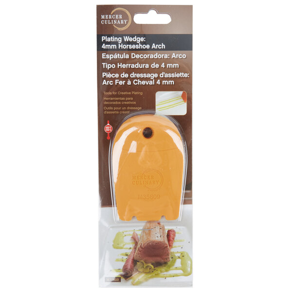 Mercer Culinary M35609 4mm Horseshoe Arch Silicone Wedge Plating Tool